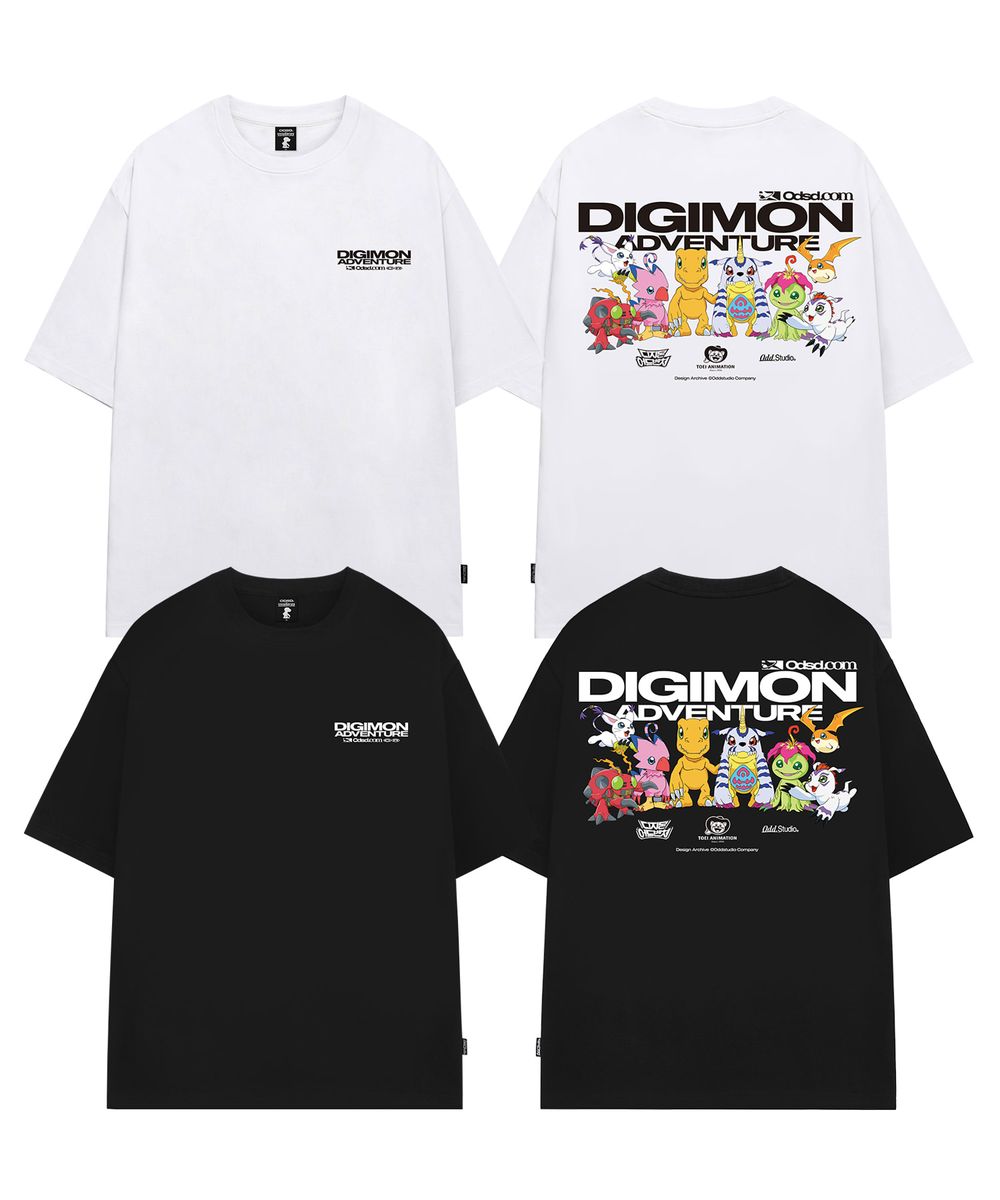 [Digimon Adventure] Digimon Adventure Overfit T-shirt | Kgifts.shop